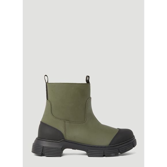 Ganni | Shoes | Ganni Country Boots In Green | Poshmark